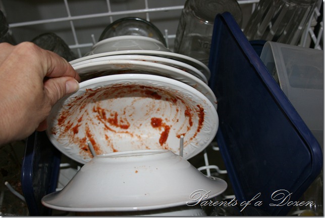 Parents of a Dozen: How We Clean our Dishes